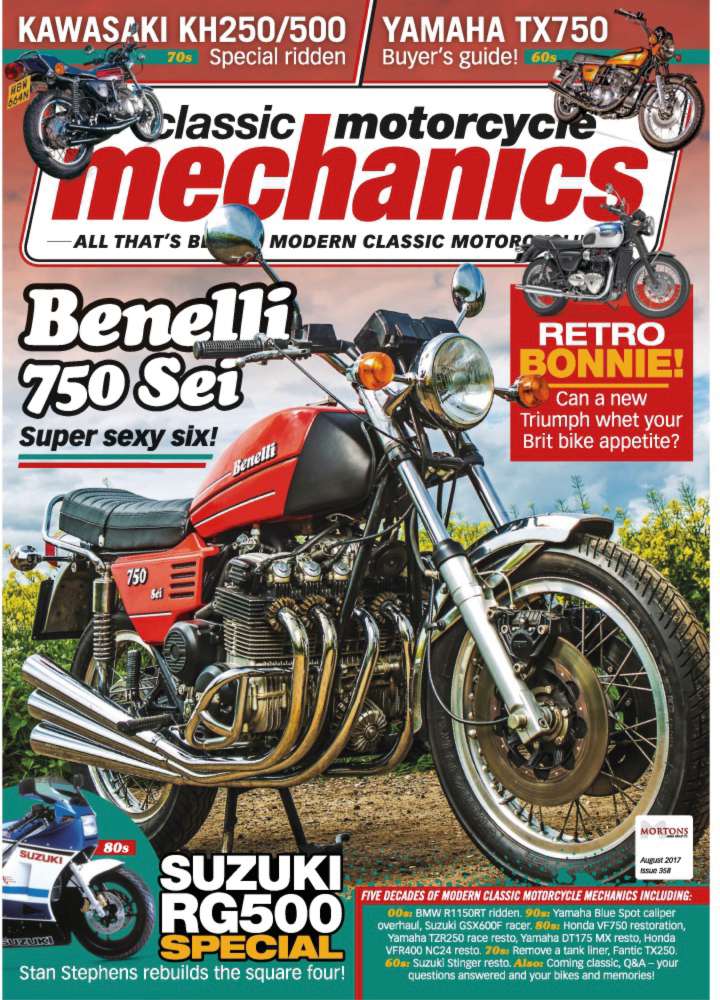 Classic Motorcycle Mechanics | August 2017 | Single Issue | Classic ...