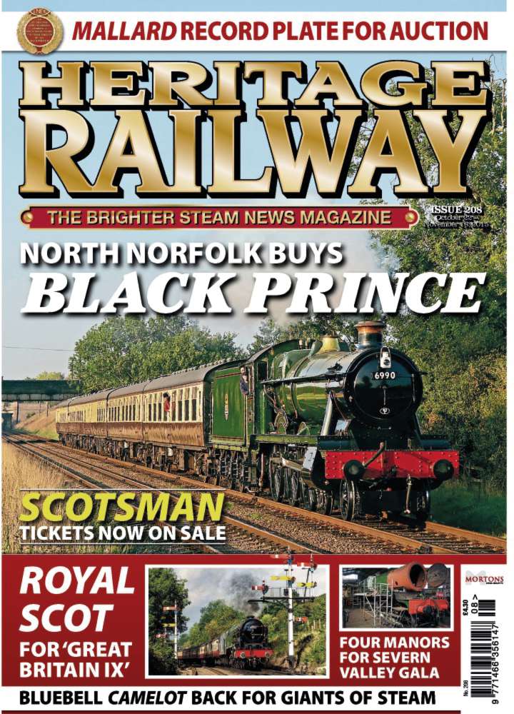 Heritage Railway | Issue 208 | Single Issue | Classic Magazines