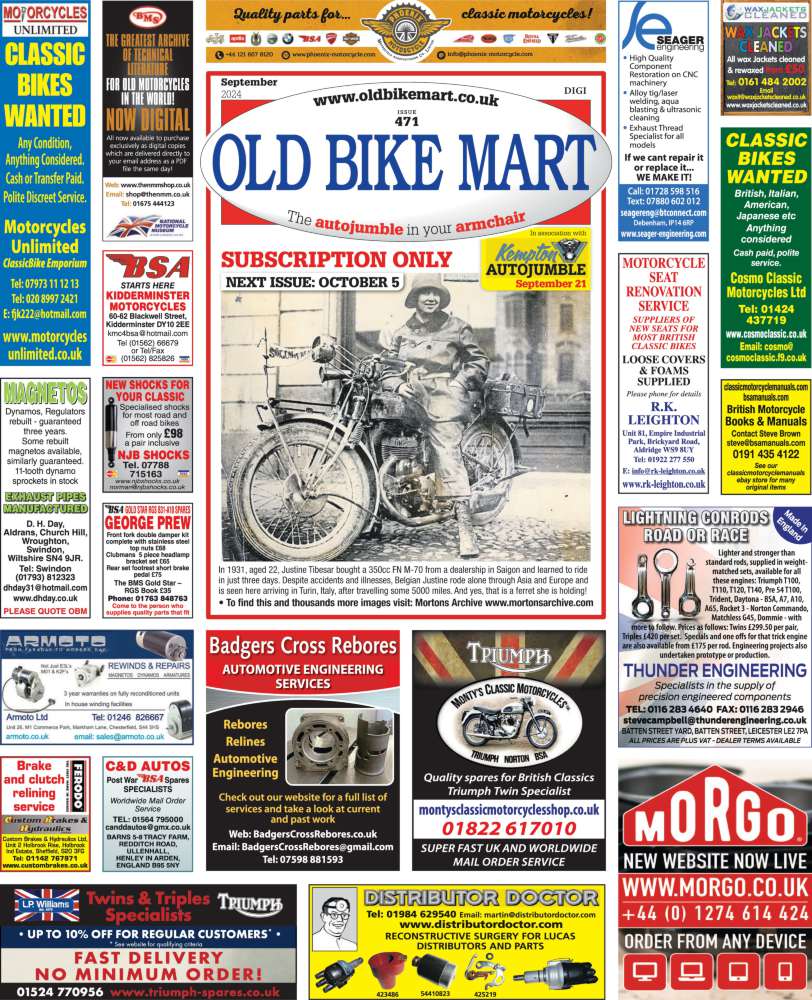 Old Bike Mart | Classic Magazines