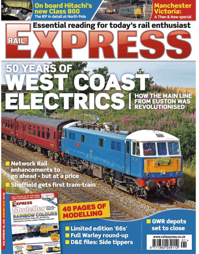 Rail Express | January 2016 | Single Issue | Classic Magazines