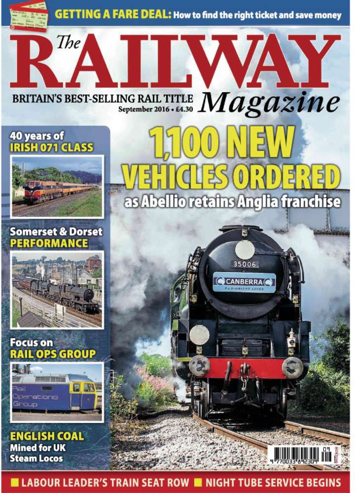 The Railway Magazine | September 2016 | Single Issue | Classic Magazines