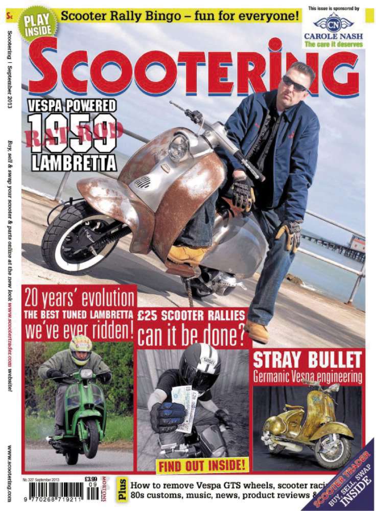 Scootering Magazine | September 2013 | Single Issue | Classic Magazines