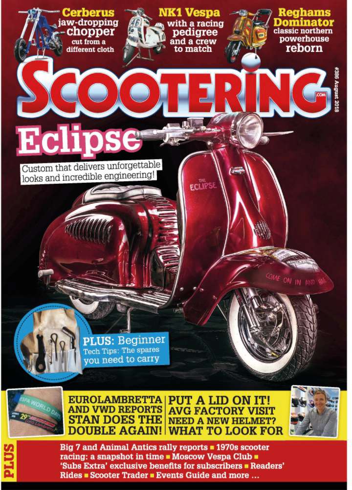 Scootering | August 2018 | Single Issue | Classic Magazines